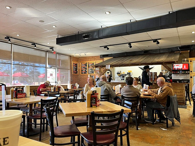 The lunch crowd knows the secret – arrive hungry, leave with your BBQ cravings satisfied and possibly planning tomorrow's return visit.