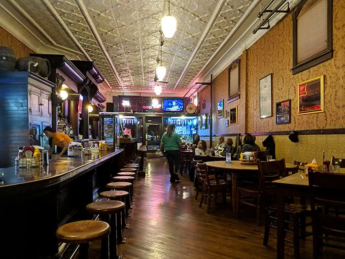 Where locals and visitors alike gather under vintage lighting to share stories, break bread, and discover why Kissner's has endured for so long.