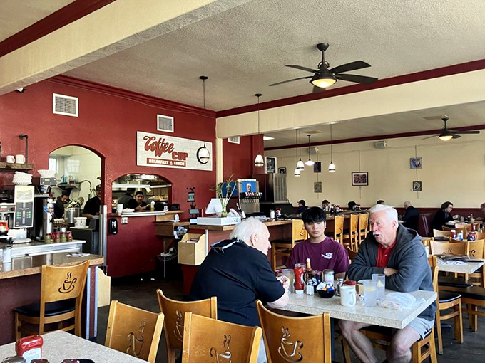Where coffee cup conversations become neighborhood lore. Locals know this isn't just eating&mdash;it's participating in the community's morning ritual.