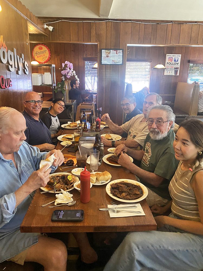 Multi-generational dining at its finest &ndash; where grandparents and grandchildren bond over perfectly smoked ribs and shared laughter. 