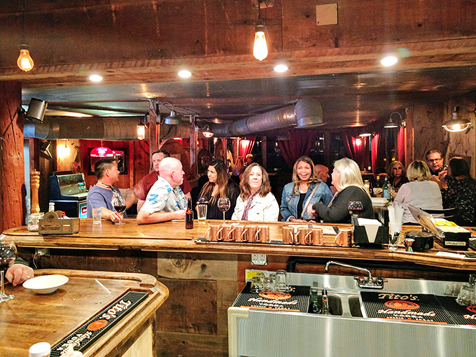 The bar scene at Trabuco Oaks&mdash;where locals and visitors alike gather to celebrate the universal language of good food and drink.