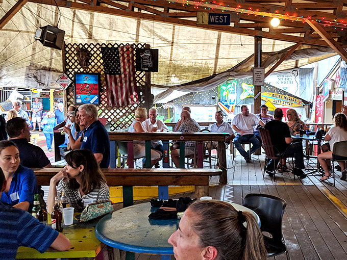 Where strangers become friends over shared tables and seafood platters. The real Florida social network happens offline.