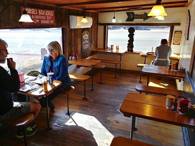 Sunlight streams through windows onto wooden tables where diners discover that sometimes the best views in Sedona aren't the red rocks&mdash;they're on your plate.