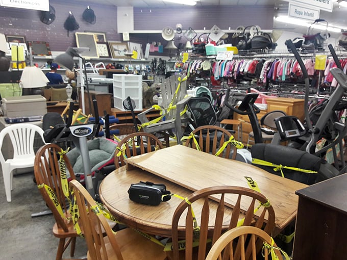 Furniture with character! That dining set has hosted more family dinners than it's letting on &ndash; and at this price, it's ready to host yours too.