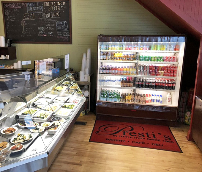 Even the beverage selection shows attention to detail that separates authentic places from mere pretenders.