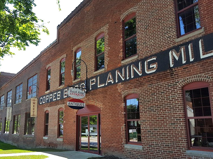 Where history lives on! The Coppes Planing Mill building now houses treasures from the past, proving good craftsmanship never goes out of style.