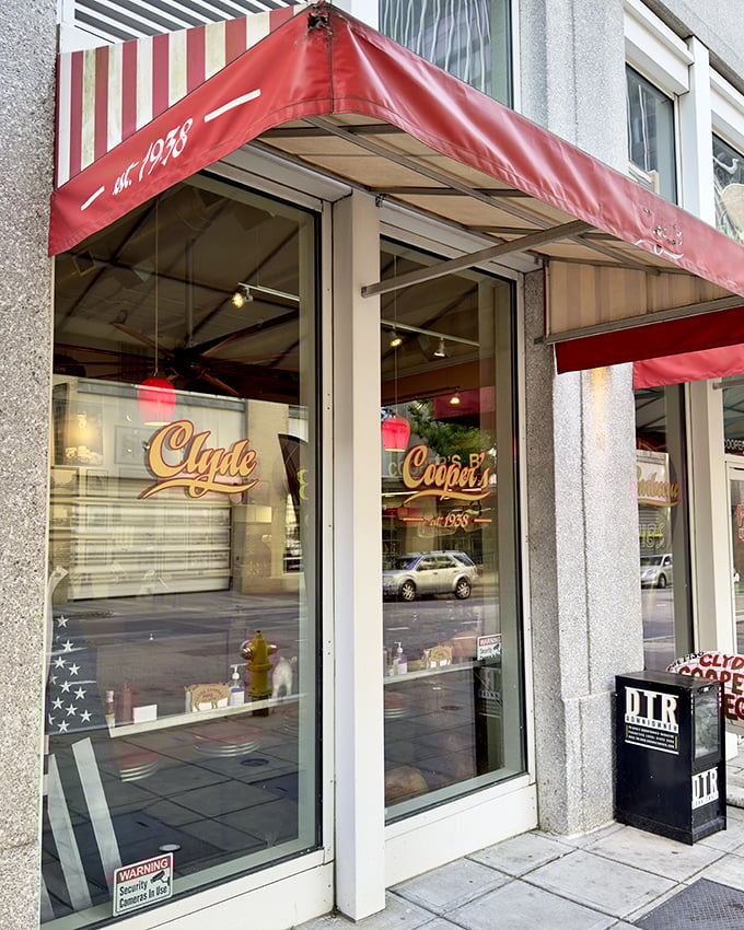 The storefront that launched a thousand food pilgrimages. That red awning has sheltered generations of barbecue dreamers from both sun and disappointment.