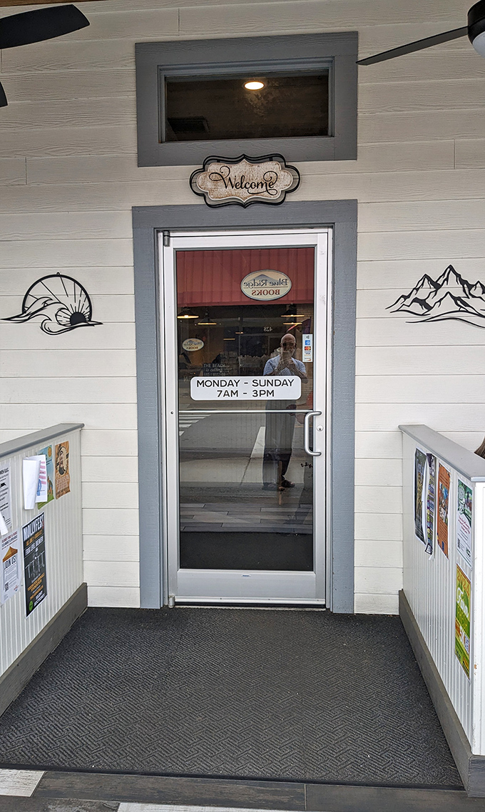 That "Welcome" sign isn't kidding—step through these doors between 7am and 3pm and you'll feel like you've joined a delicious secret society.
