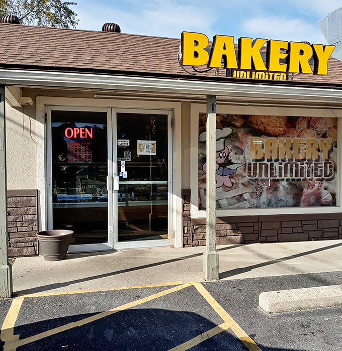 That "OPEN" sign might be the most beautiful word in the English language when it's attached to a bakery this good.