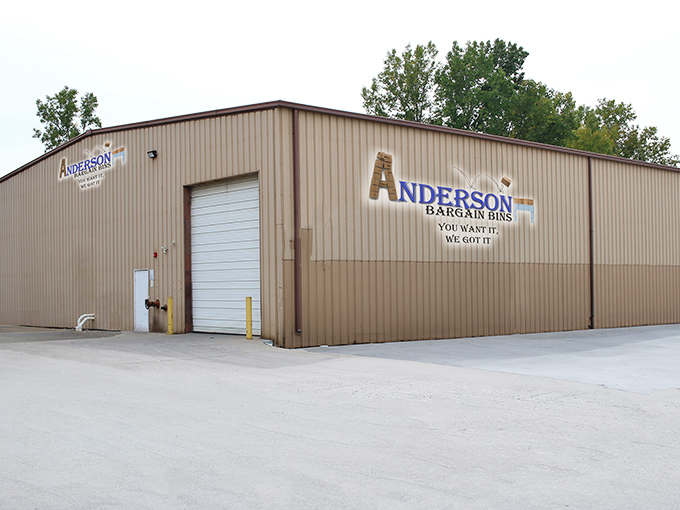 The warehouse that launched a thousand bargain-hunting expeditions, standing proud in all its no-frills glory.