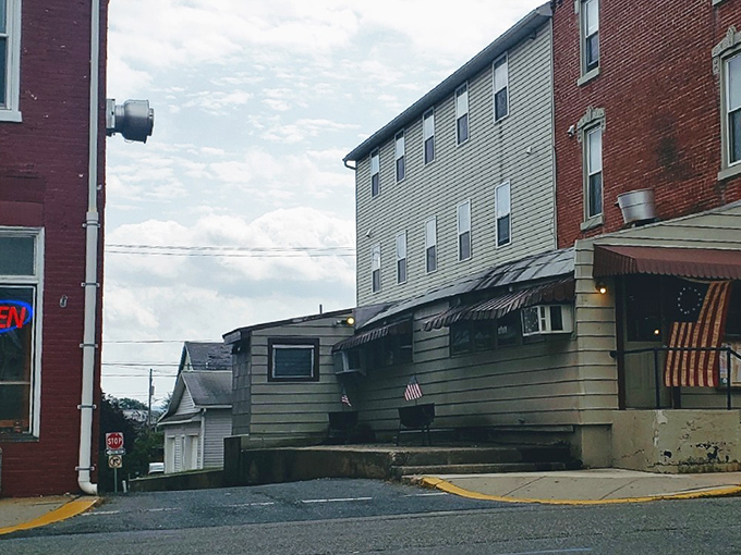 Tucked into Kutztown's streetscape, this unassuming exterior hides hash brown heaven within.