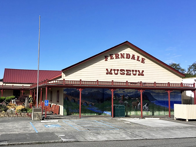 The Ferndale Museum preserves local history in a building that's an artifact itself&mdash;complete with a mural depicting the area's pastoral beauty.