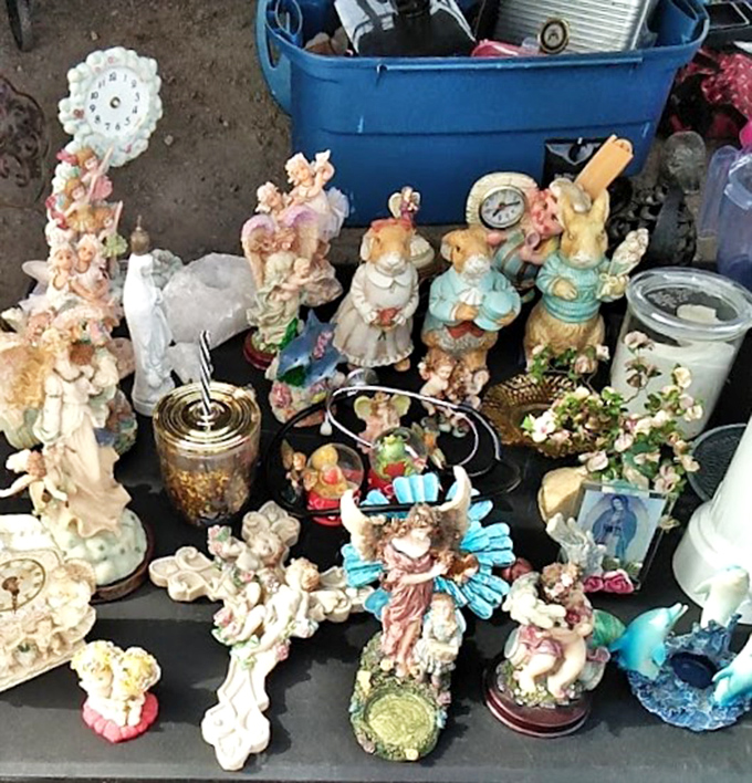 One person's kitsch is another's treasure &ndash; these figurines await homes where they'll either be ironically displayed or genuinely cherished.