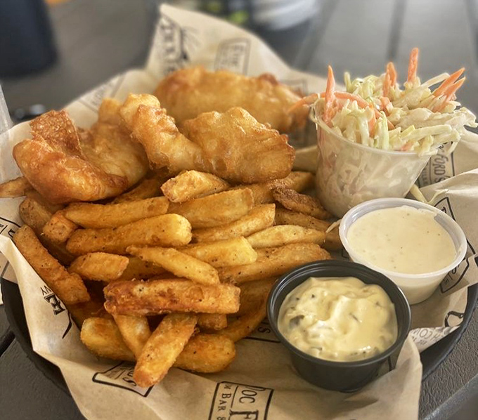 Fish and chips that would make the British jealous, if they could stop arguing about Brexit long enough.