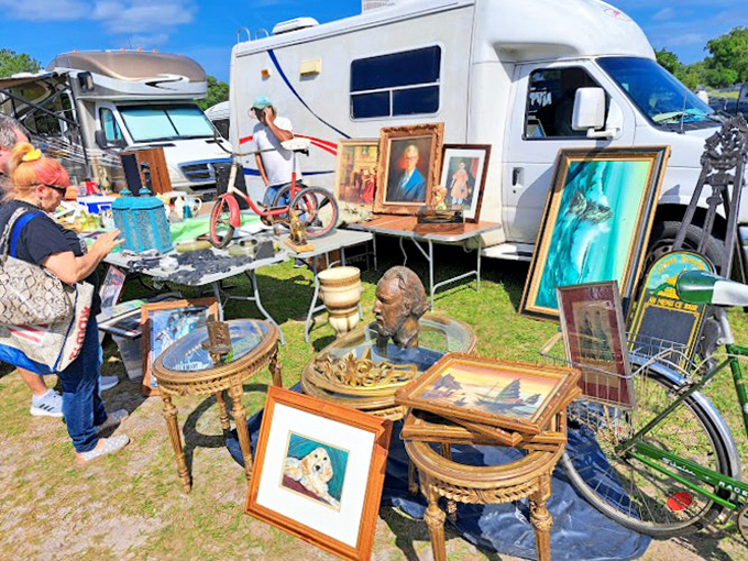 Art gallery meets yard sale&mdash;where masterpieces and quirky conversation pieces sit side by side waiting for the perfect wall.