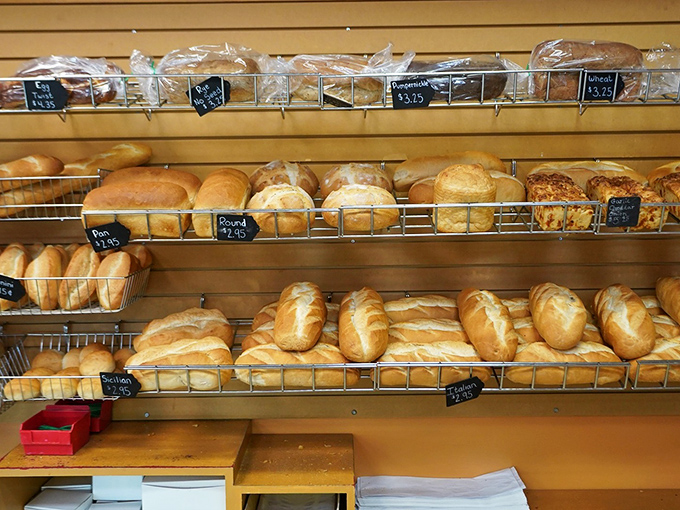 Fresh bread that makes supermarket loaves seem like distant, sad cousins. These golden beauties practically beg to be torn apart and devoured.