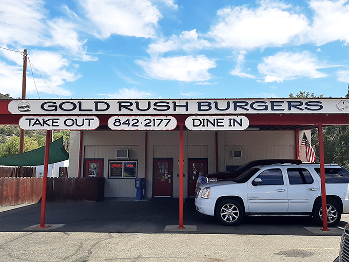Gold Rush Burgers serves up local flavor in a no-frills setting that locals love.