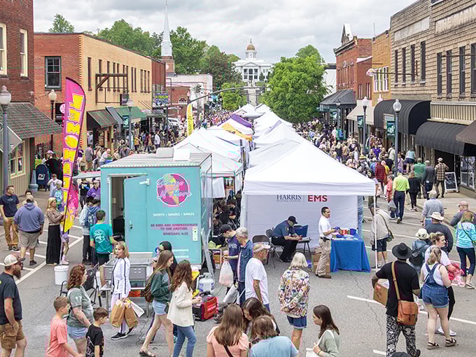 Greening Up the Mountains Festival isn't just an event&mdash;it's Sylva's community spirit on full display, complete with crafts, music, and mountain pride.