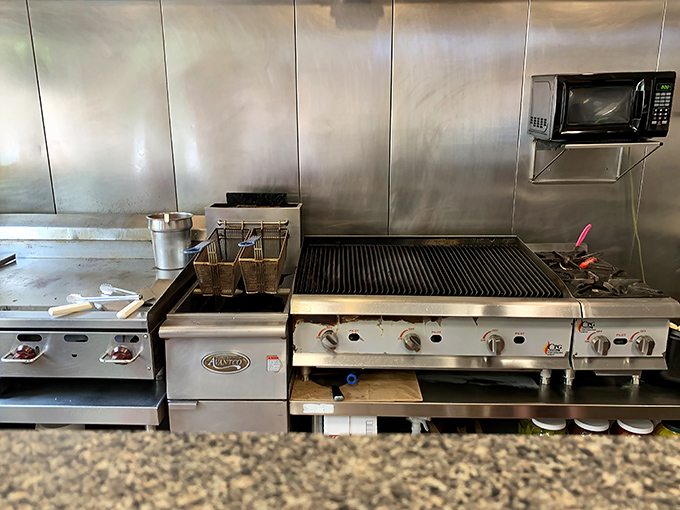 This grill has seen more action than an action movie stunt double, and the results are infinitely more satisfying.