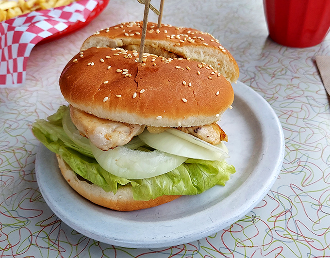 This chicken sandwich doesn't need fancy aioli or brioche to impress&mdash;it lets honest ingredients and proper execution do all the talking.