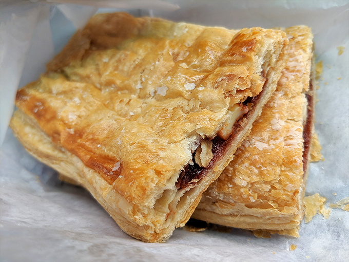 Flaky layers of pastry embrace sweet guava and cheese in a handheld dessert that makes you wonder why you'd ever waste stomach space on donuts.
