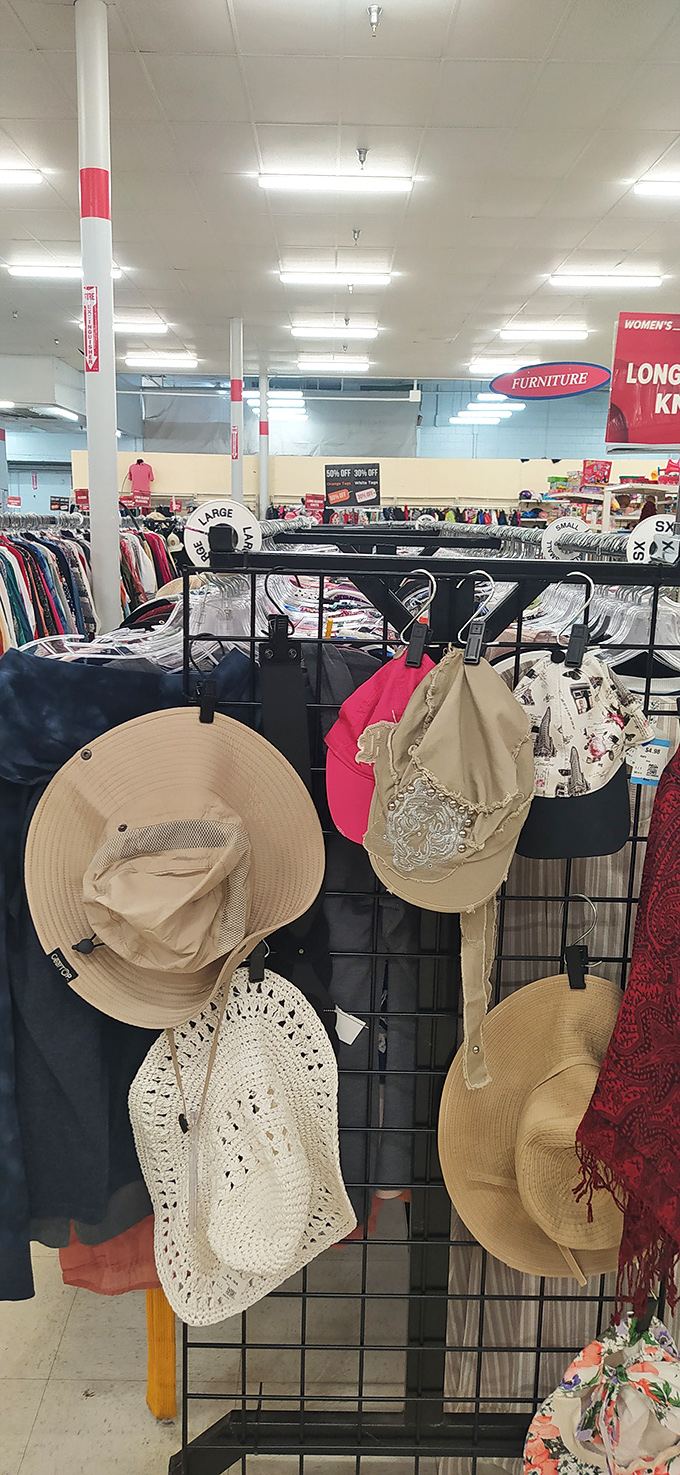 The hat collection offers protection from Florida's relentless sunshine while adding that finishing touch to your beach ensemble.