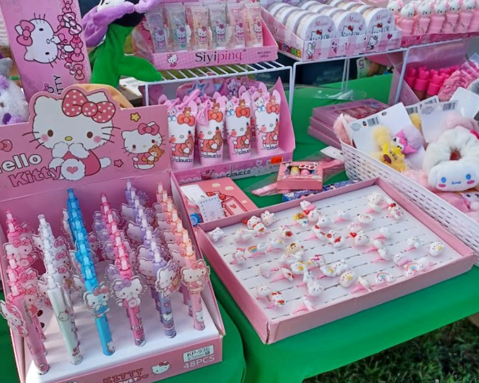 Hello Kitty wonderland! Kawaii cuteness overload that proves some childhood loves never fade, they just move from lunchboxes to collector's shelves.