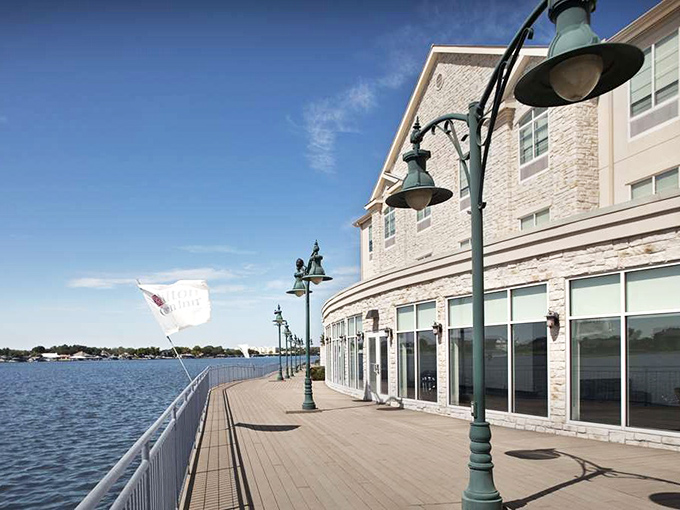 Waterfront walkways lined with vintage-style lamps&mdash;where evening strolls become the highlight of your day rather than just a digestive necessity.