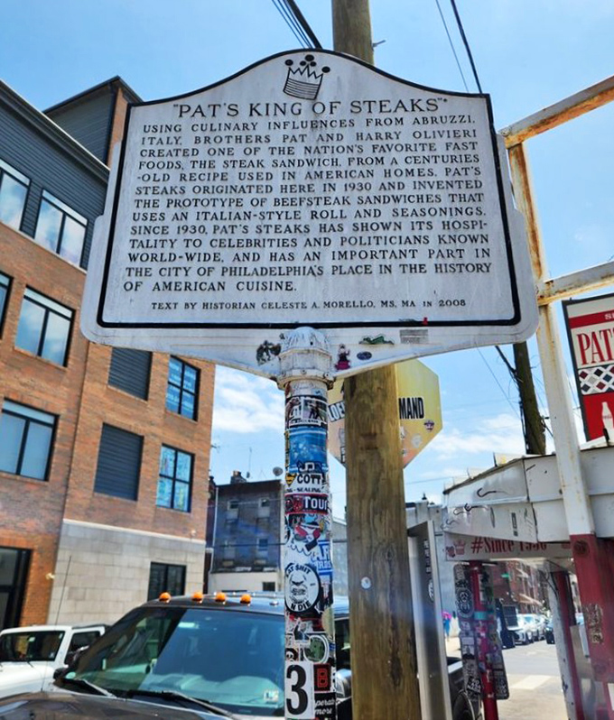 Not just a sandwich, but history on a roll. This marker proves that sometimes, the most important cultural contributions come on a long bun.