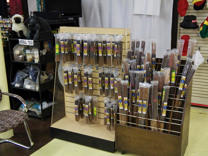 Incense sticks neatly arranged like a fragrant library. Choose your adventure: sandalwood, jasmine, or something more exotic.