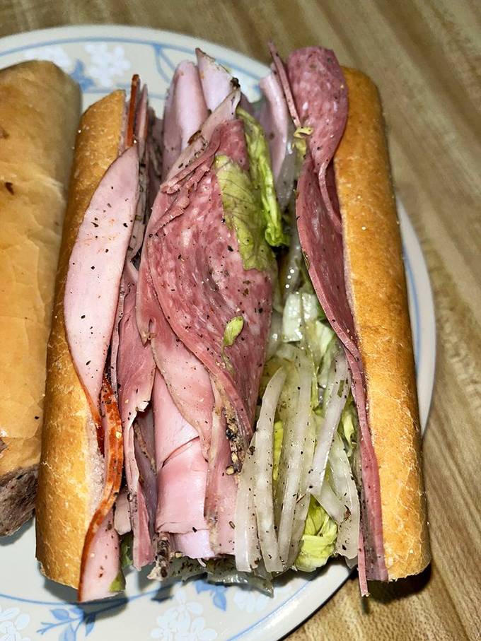 The Italian sub&mdash;a stratified geological wonder of meats, cheese, and veggies. Scientists should study how they fit this much flavor in one sandwich.