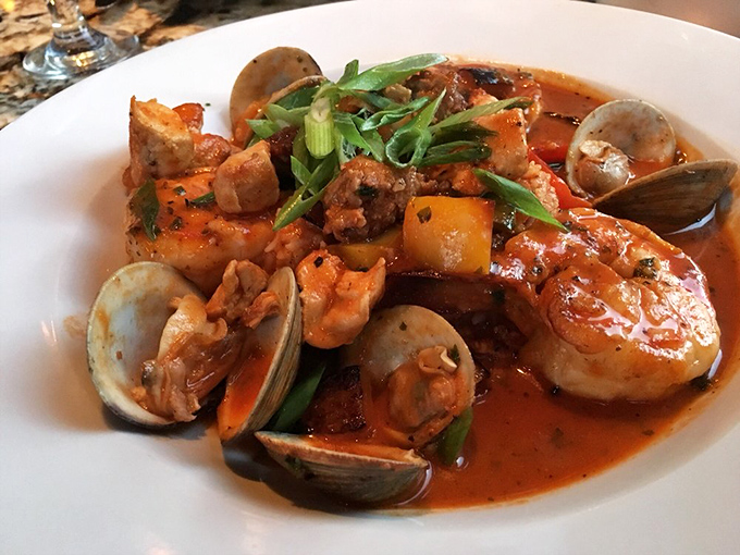 This seafood stew isn't just dinner &ndash; it's a maritime celebration where shrimp, clams and sauce perform a delicious synchronized swimming routine.