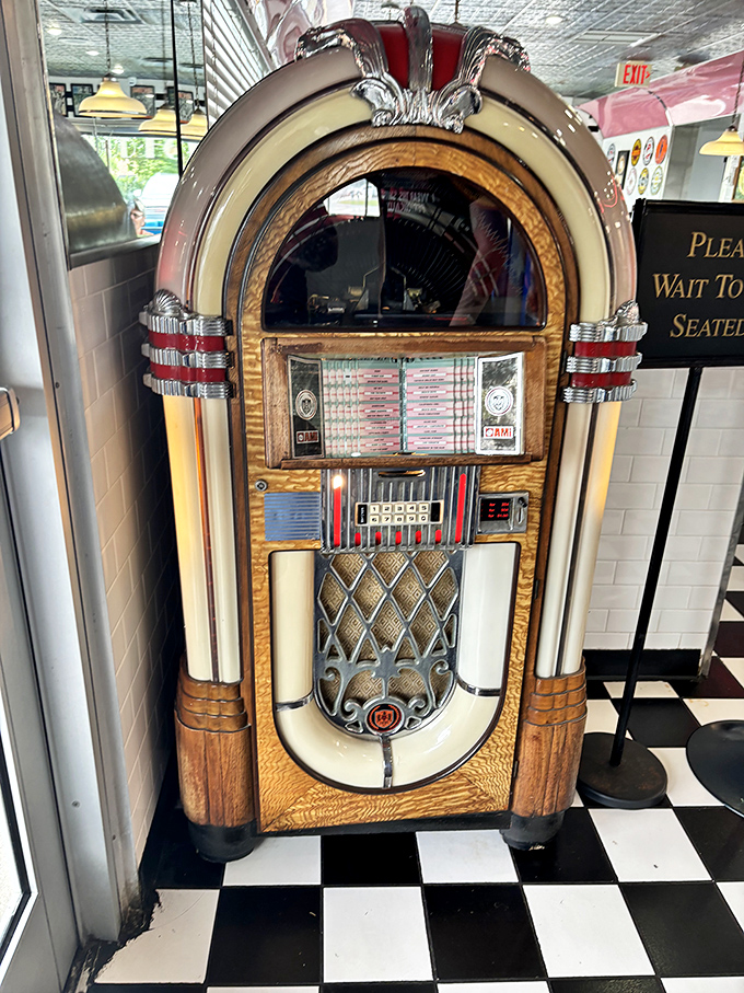 This isn't just a jukebox&mdash;it's a time portal disguised as a music machine. Five plays for a dollar and instant transportation to simpler times.