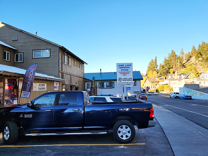 The June Lake General Store&mdash;where "running to the store" means potentially spotting wildlife and definitely running into neighbors.