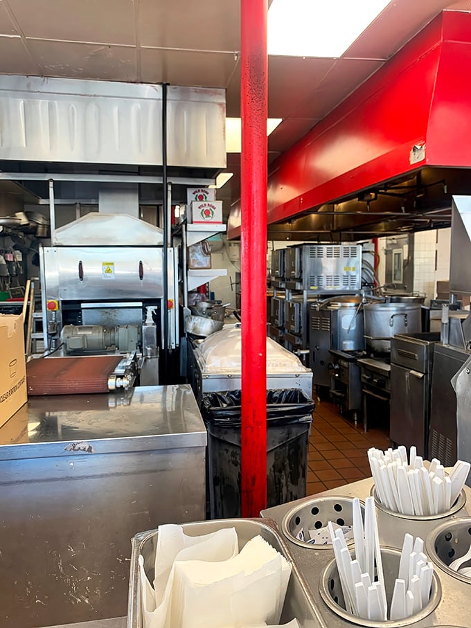 Where the magic happens. This kitchen may not look fancy, but neither did Hogwarts from the outside. The real wizardry is in what comes out of it.