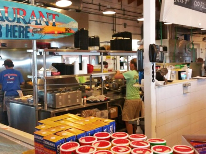 Behind the scenes where the magic happens &ndash; and by magic, I mean perfectly fried everything.