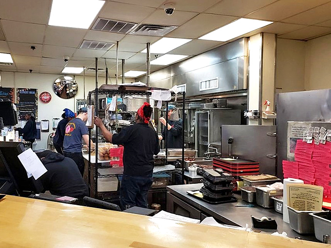 The kitchen&mdash;where smoke meets meat in a delicious dance choreographed by pitmasters who understand that patience is the secret ingredient.