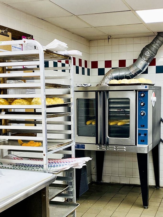 Behind the scenes where baking magic happens—those ovens have produced more happiness than most self-help books on the market.