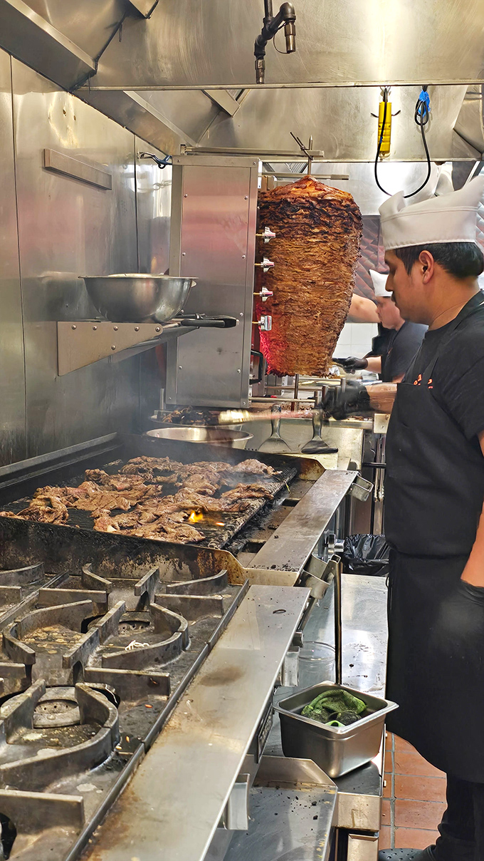 Where the real magic happens: flames, skill, and passion creating edible masterpieces.