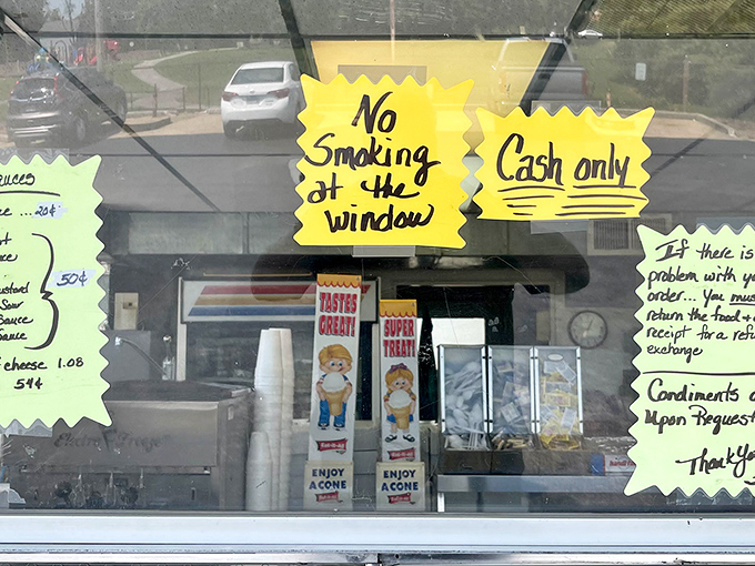 Even the four-legged customers know quality when they smell it, patiently waiting for their own treats.