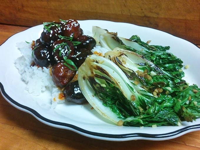 These Korean BBQ meatballs with bok choy prove Sulimay's isn't just about breakfast &ndash; they're playing the full culinary field with confidence.