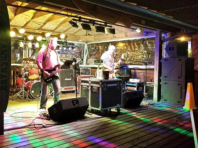 Live music sets the soundtrack for your seafood feast&mdash;no elevator versions of "Margaritaville" here, just authentic Florida vibes.