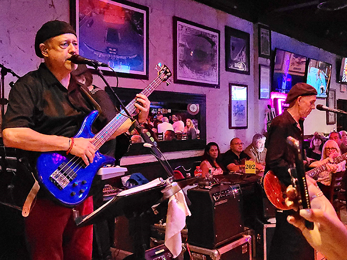 Live music transforms evening dining into an experience that feeds both stomach and soul. Those aren't just musicians – they're memory makers.