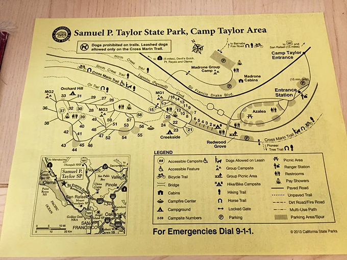 This map doesn't just prevent you from getting lost&mdash;it's a menu of adventures waiting to be ordered, with trails instead of entr&eacute;es.