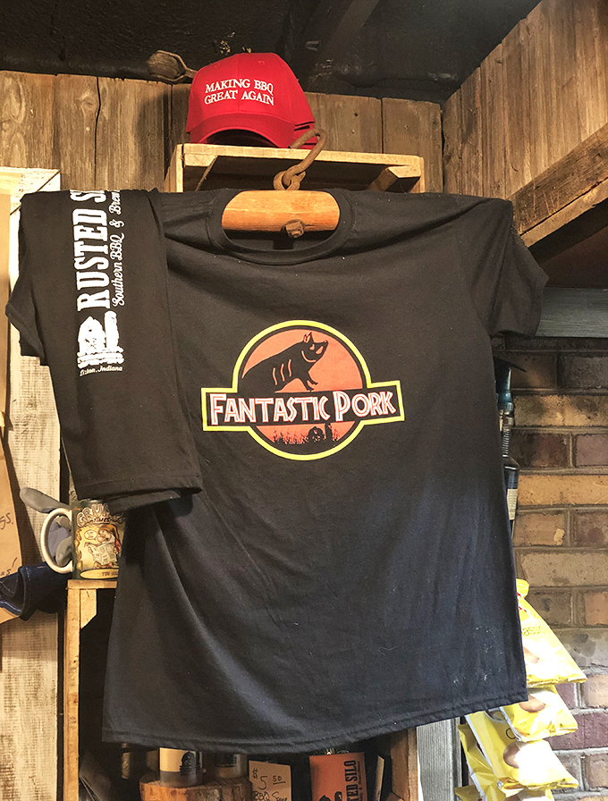 When your barbecue is so good, people want to wear your logo. That "Fantastic Pork" shirt isn't just merchandise&mdash;it's truth in advertising.