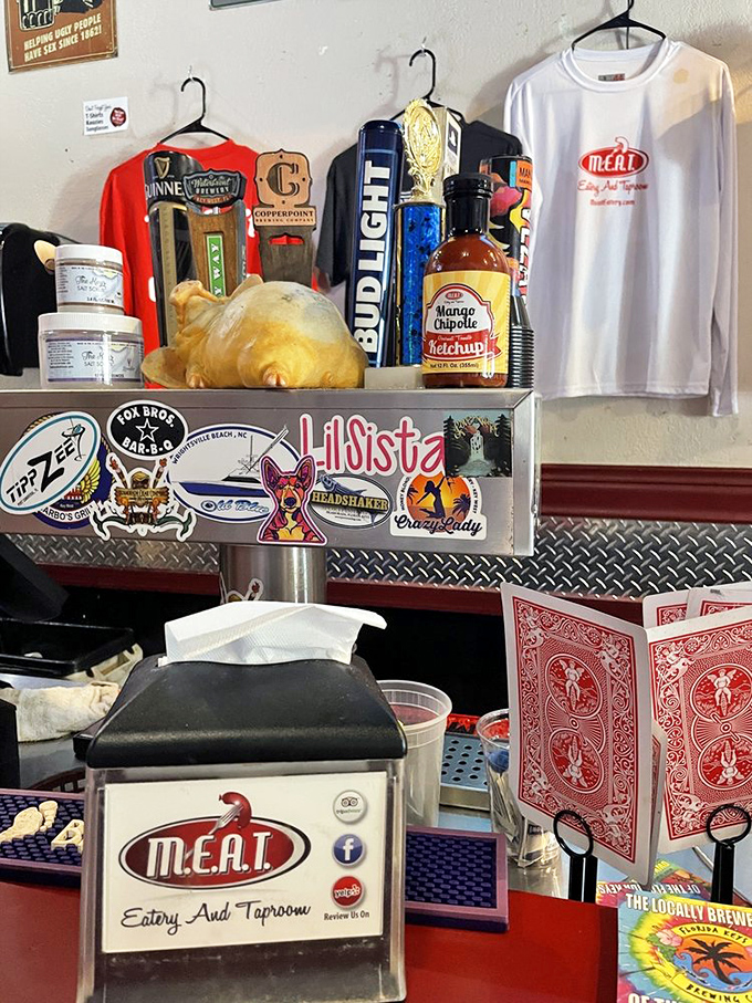 When restaurants sell their own t-shirts, you know they've achieved that special cult following status.