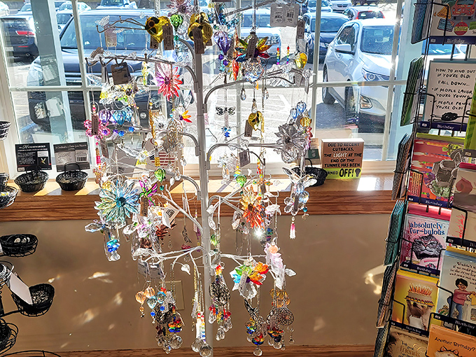 Handcrafted decorations that sparkle like edible jewels, though these beauties are strictly for admiring.