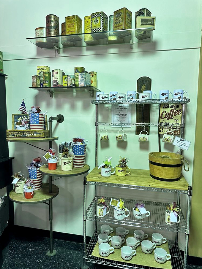 Beyond chocolate, a collection of vintage-inspired treasures. These mugs and memorabilia let you bring a taste of Wilbur's charm home even after the chocolate's gone.