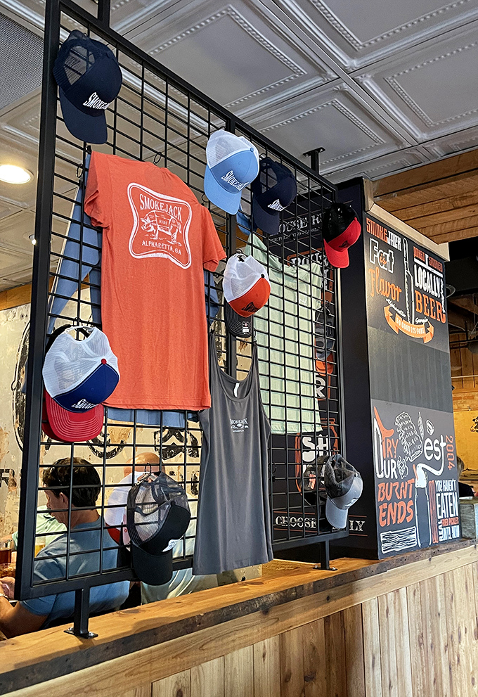 Merchandise that lets you take home the Smokejack experience&mdash;minus the actual burnt ends, which is truly the only downside.