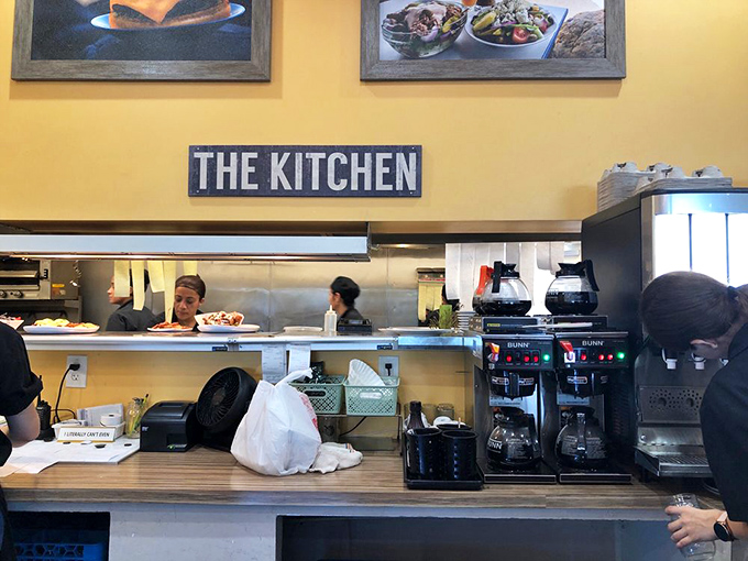 The open kitchen concept means transparency in cooking &ndash; no mystery meat or questionable breakfast practices.